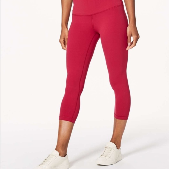 lululemon athletica | Pants & Jumpsuits | Lululemon Ruby Red Align 2 ...